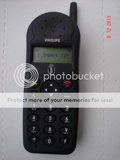 Philips C12 "U" Phone Handset plus Battery - Rare Now - Used - Cellnet ...