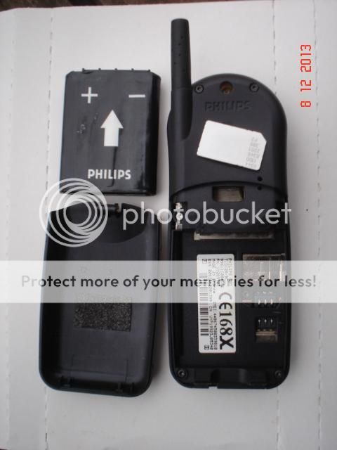 Philips C12 "U" Phone Handset plus Battery - Rare Now - Used - Cellnet ...