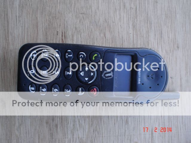 Philips C12 "U" Phone Handset & Battery - Rare Now - Very Used ...